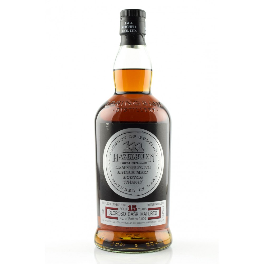 HAZELBURN 15 YEAR OLD SHERRY WOOD 2022 RELEASE